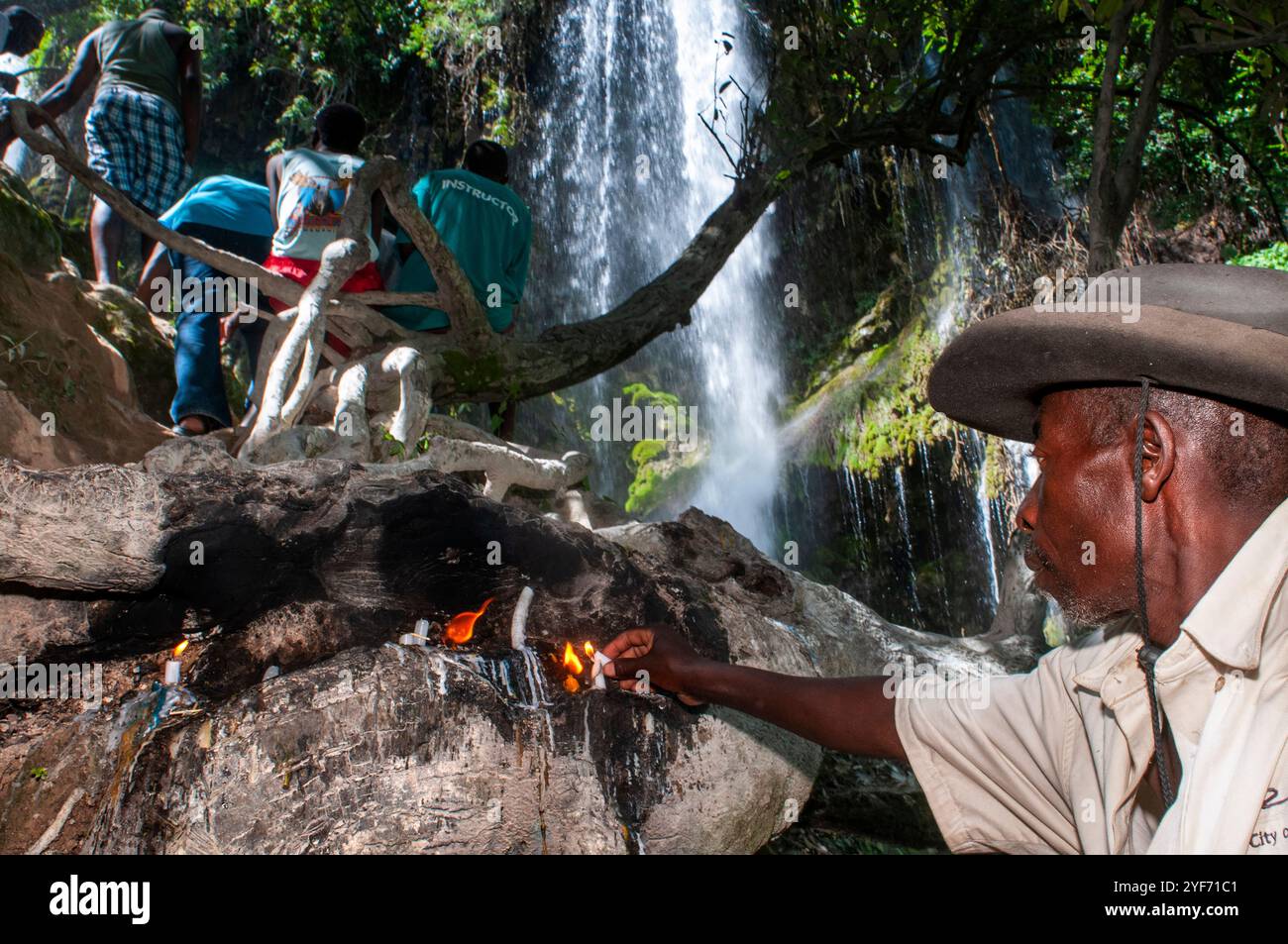 Haiti Voodoo Festival in Saut d'Eau, in Saut d'Eau, Ville Bonheur ...