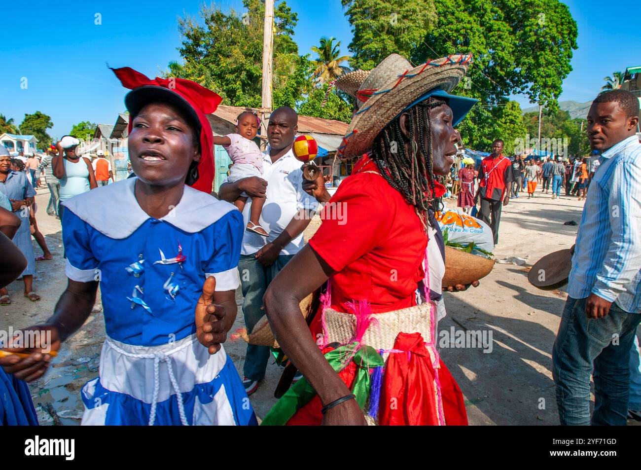 Haiti Voodoo Festival in Saut d'Eau, in Saut d'Eau, Ville Bonheur ...