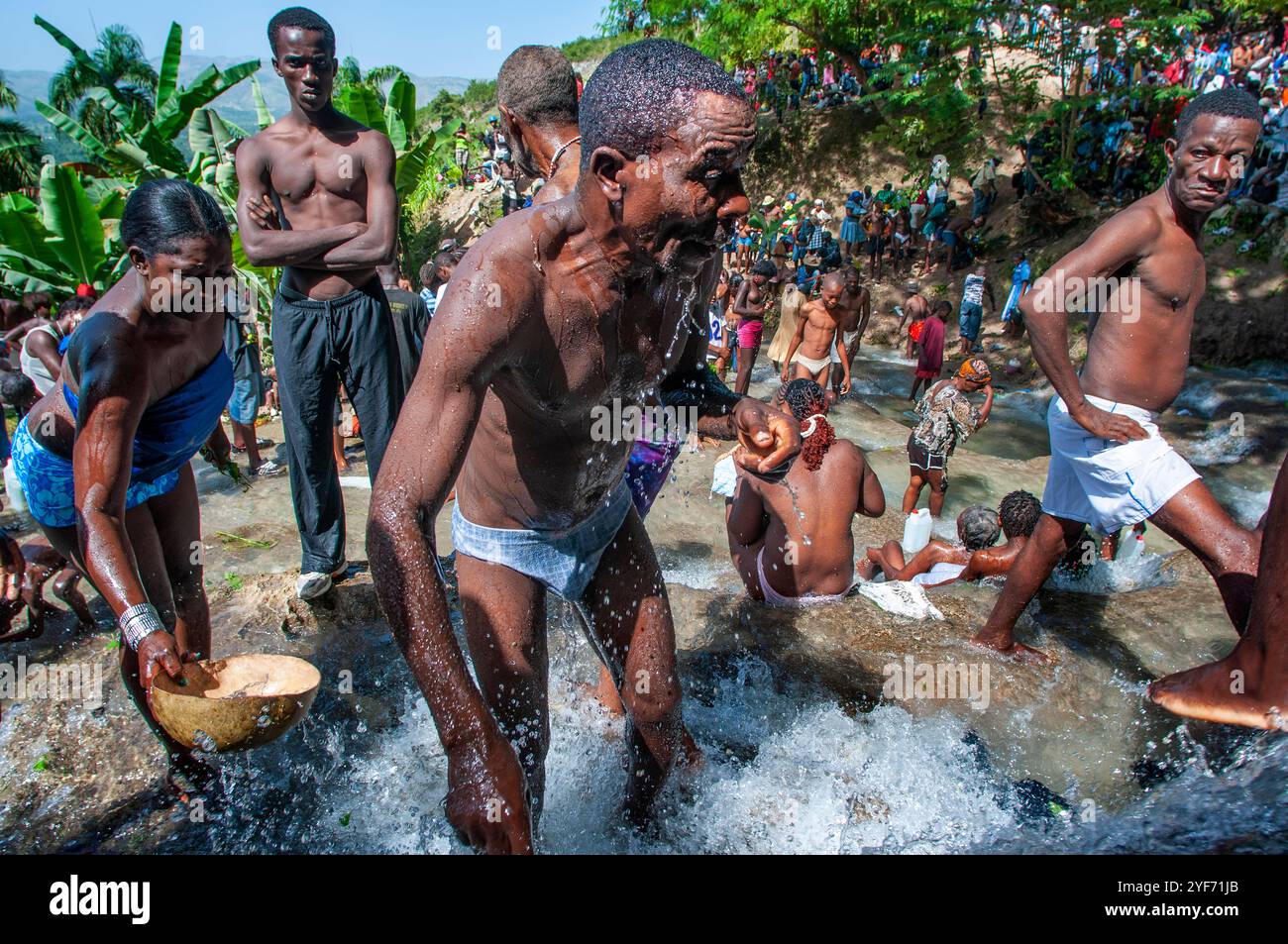 Haiti Voodoo Festival in Saut d'Eau, in Saut d'Eau, Ville Bonheur ...