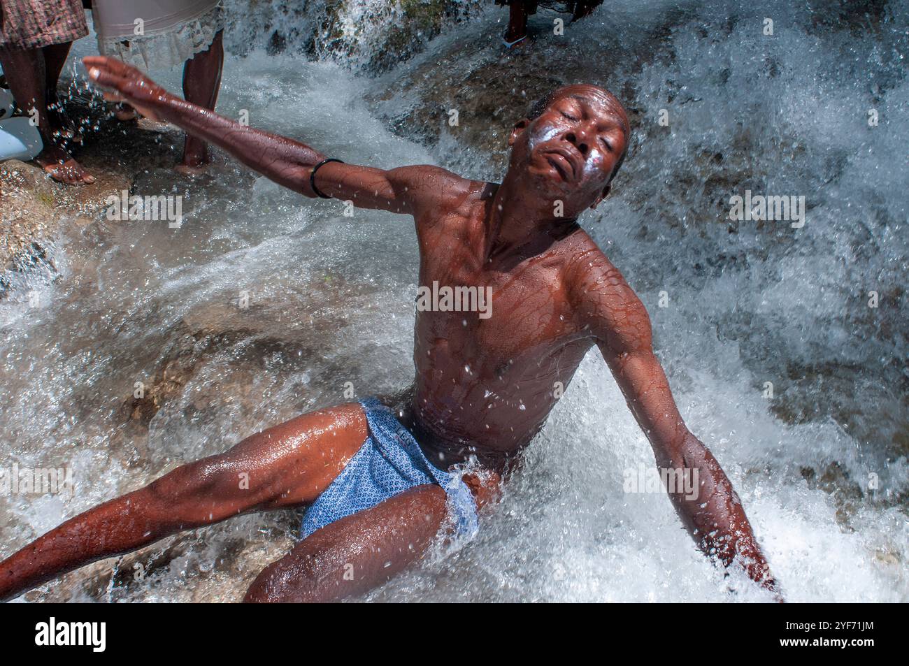 Haiti Voodoo Festival in Saut d'Eau, in Saut d'Eau, Ville Bonheur ...