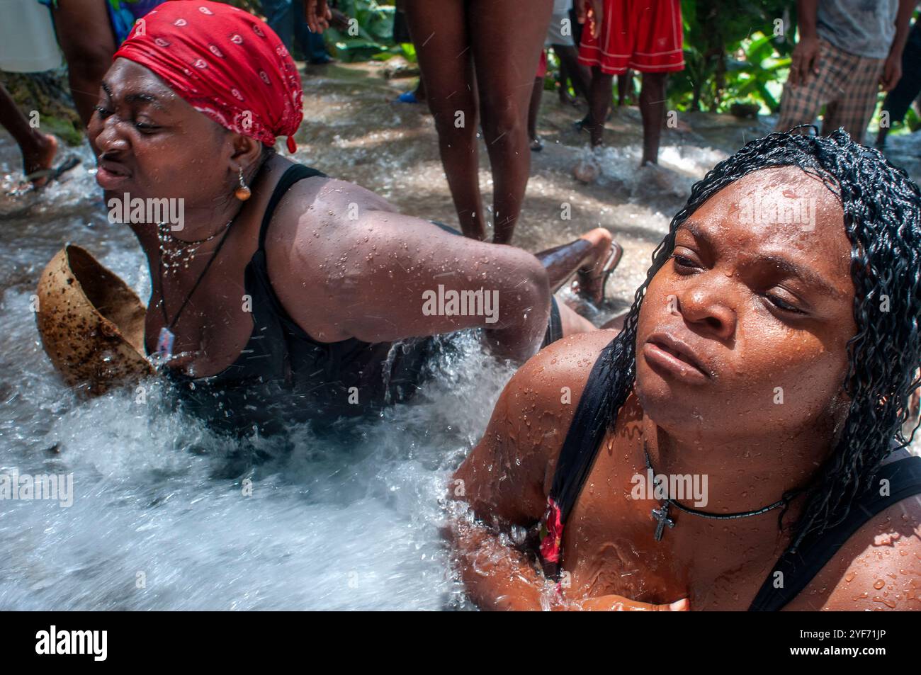 Haiti Voodoo Festival in Saut d'Eau, in Saut d'Eau, Ville Bonheur ...
