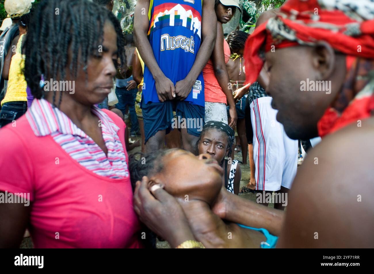 Haiti Voodoo Festival in Saut d'Eau, in Saut d'Eau, Ville Bonheur ...
