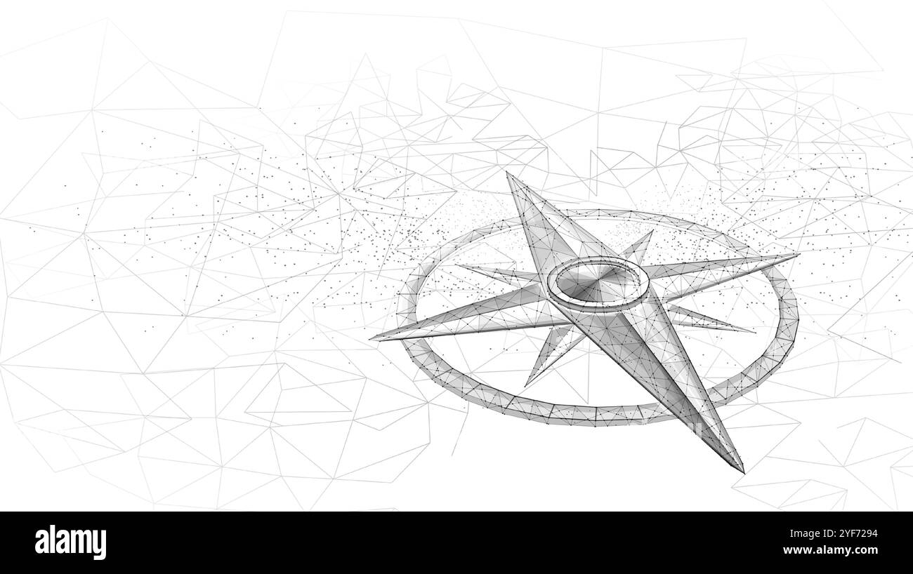 Digital compass. Business strategic explorer Stock Vector Image & Art ...