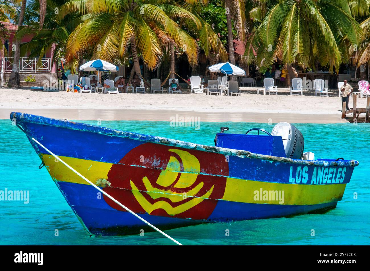 Abaka bay resort waterfront beach in Île-à-Vache, Sud Province, Haiti ...