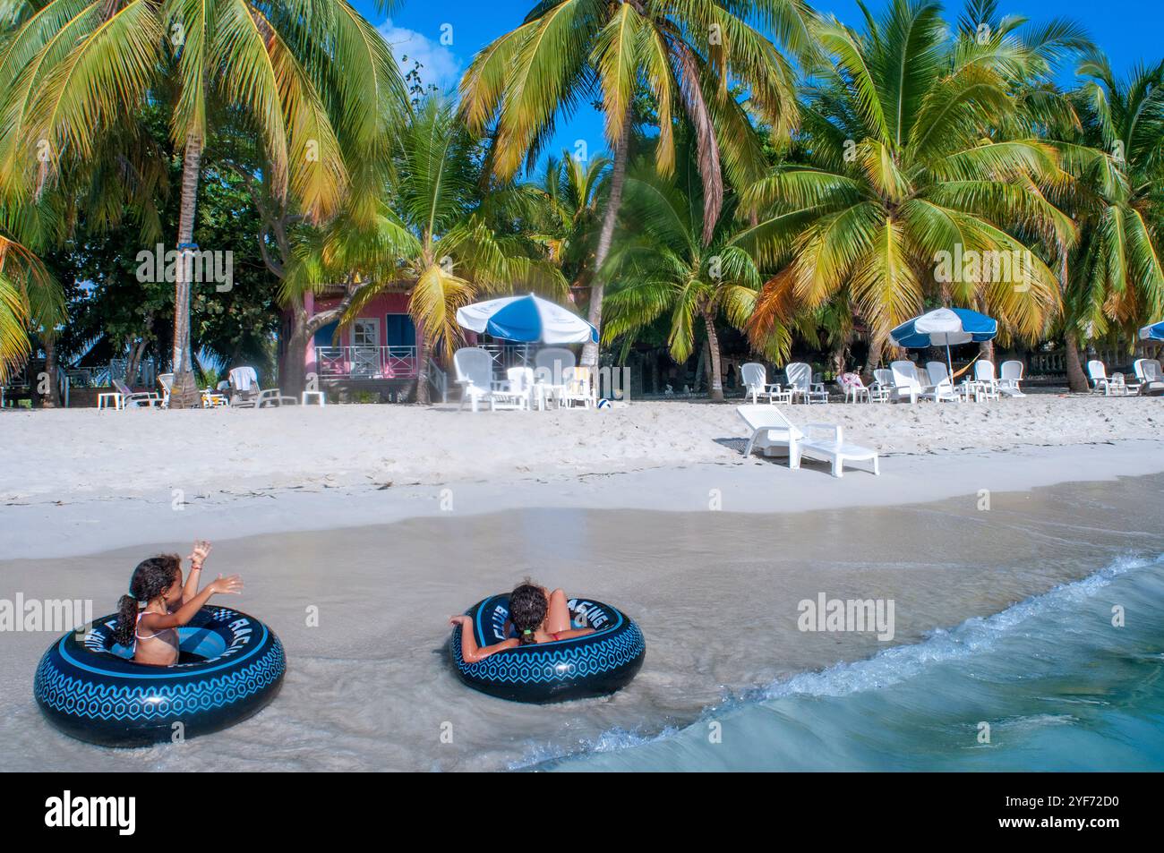 Abaka bay resort waterfront beach in Île-à-Vache, Sud Province, Haiti ...