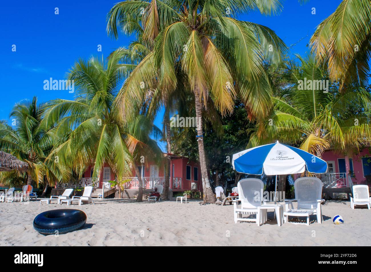 Abaka bay resort waterfront beach in Île-à-Vache, Sud Province, Haiti ...