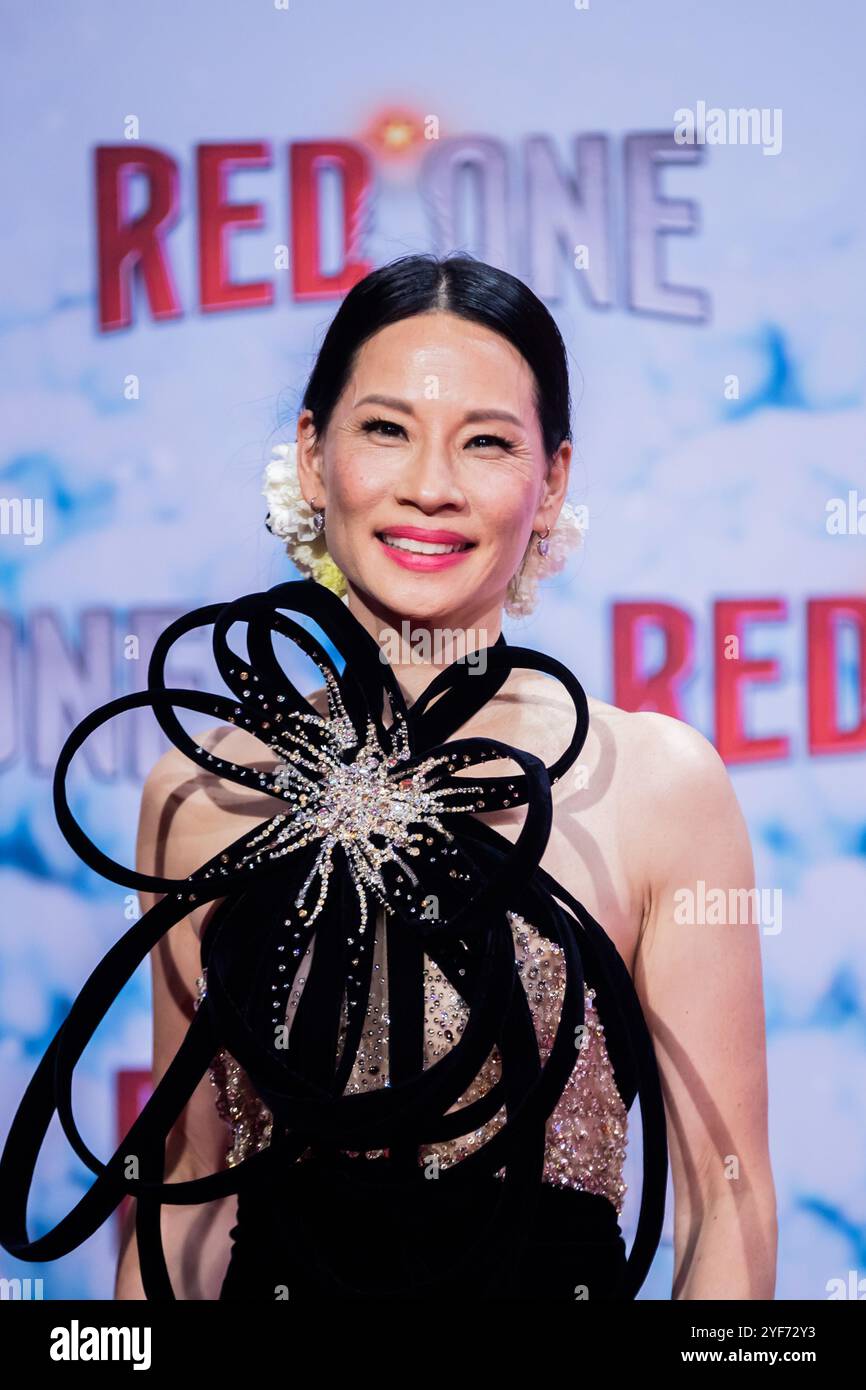Berlin, Germany. 03rd Nov, 2024. Lucy Liu, actress, comes to the UCI ...