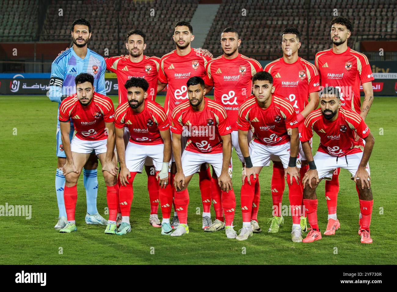 Cairo, Egypt. 2nd Nov, 2024. a picture of Taem Al-Ahly befora a match ...
