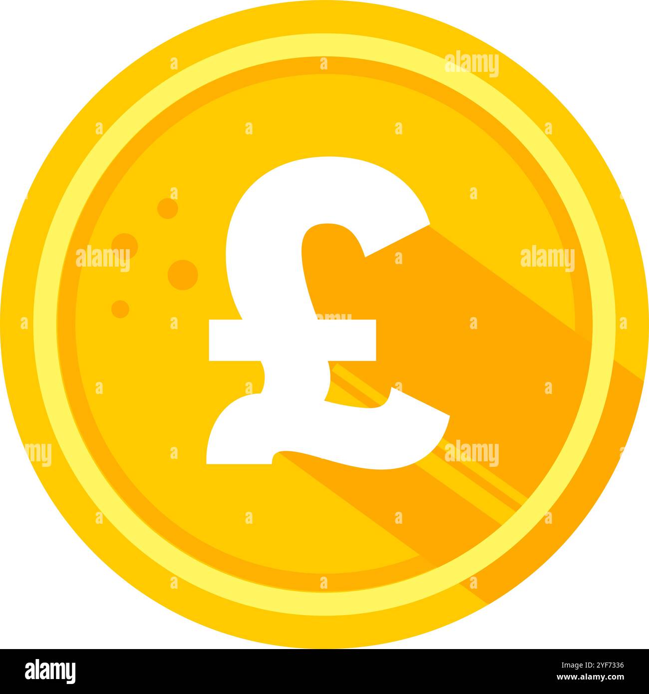 Pound coin, saving - icon, vector illustration Stock Vector Image & Art ...