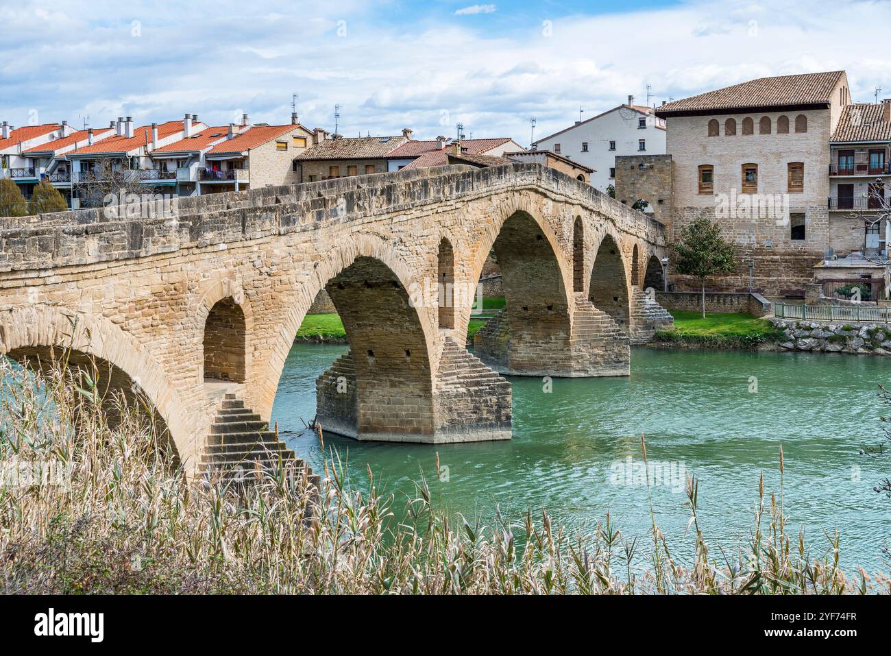 Puente la Reina, Medieval Village and Romanesque Bridge for Pilgrims on ...