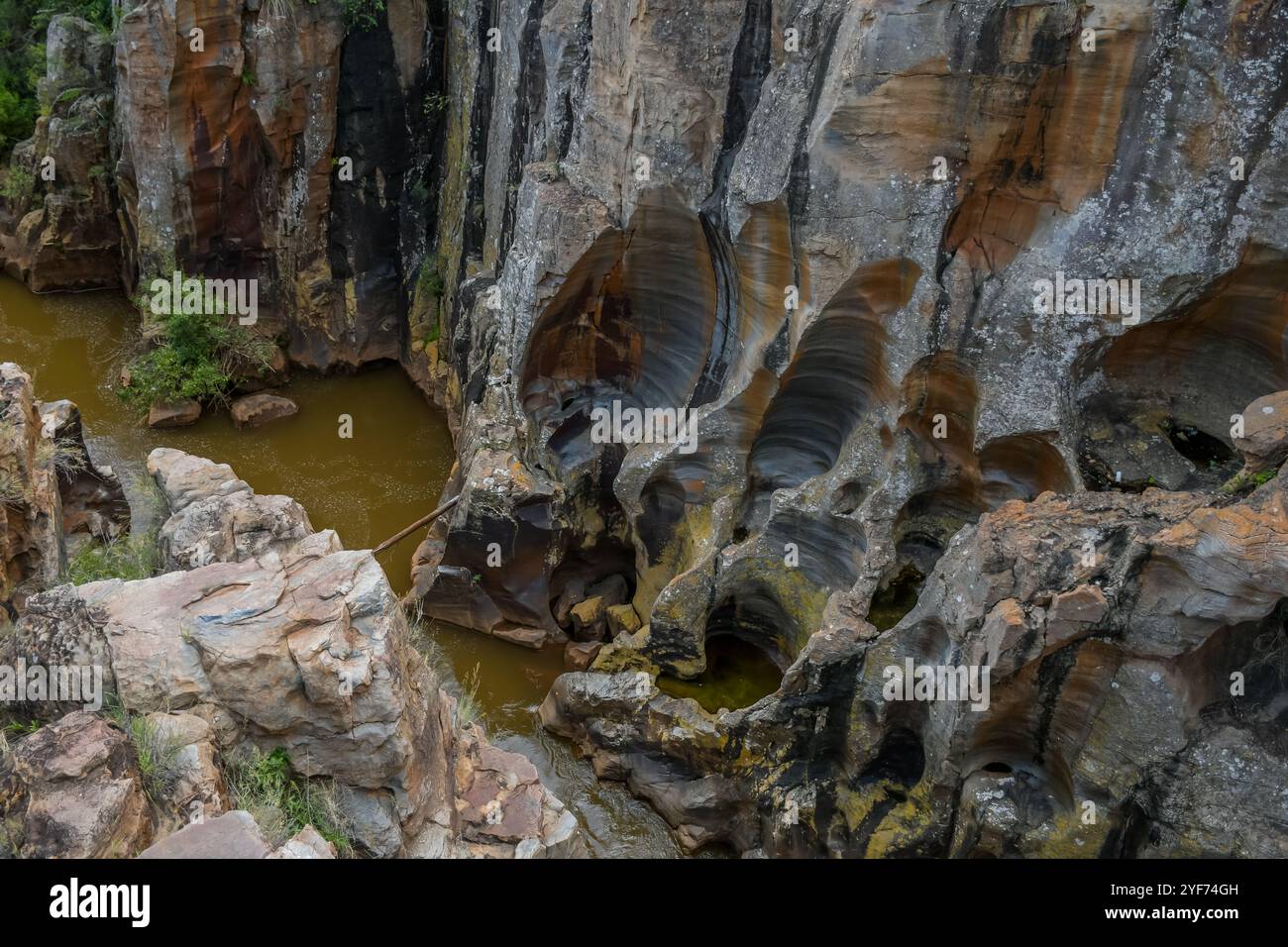 Bourke's Luck Potholes in Graskop, Mpumalanga - geological attraction ...