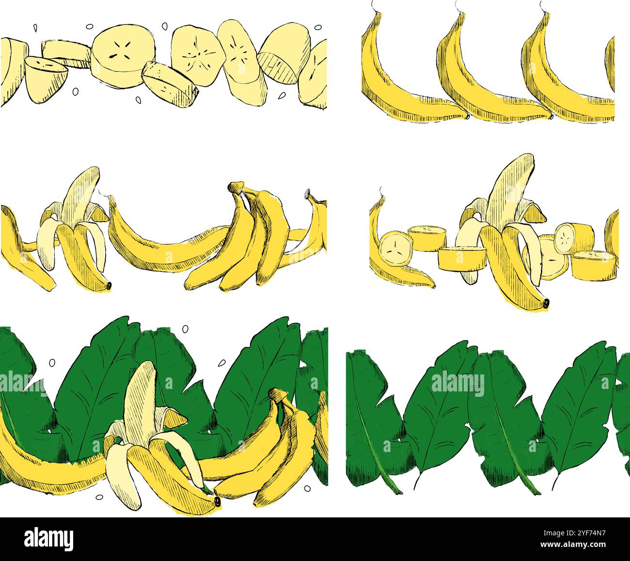 Lemons tropical pattern Stock Vector Images - Alamy