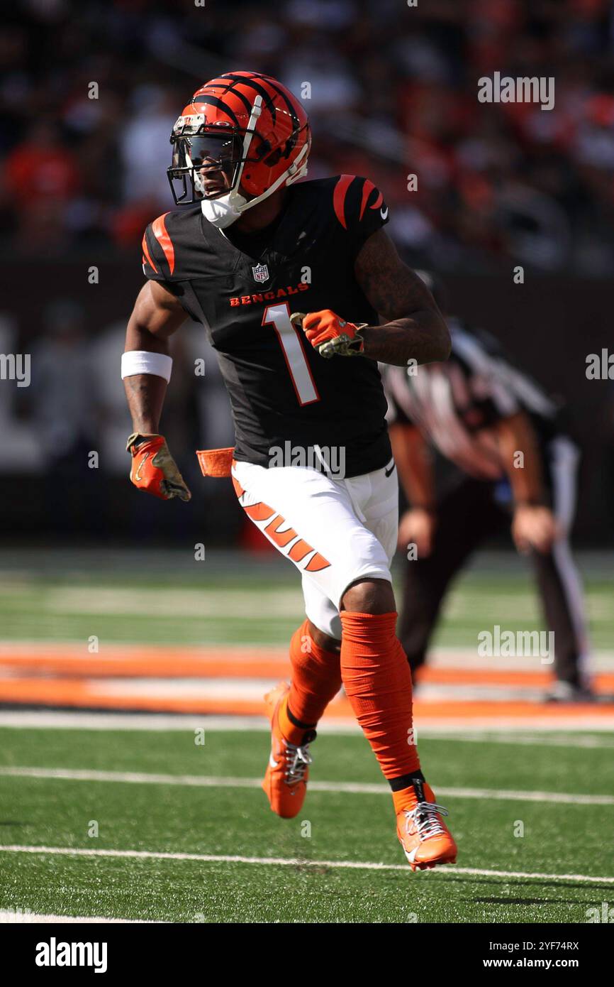 Cincinnati, Ohio, USA. 3rd Nov, 2024. Cincinnati Bengals WR Ja'Marr ...