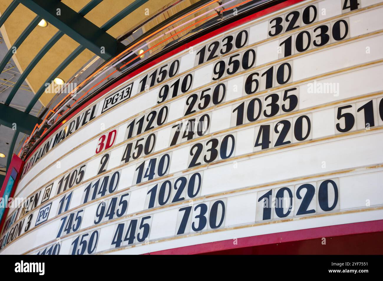 Los Angeles, California, United States - 03-12-2019: A view of a ...