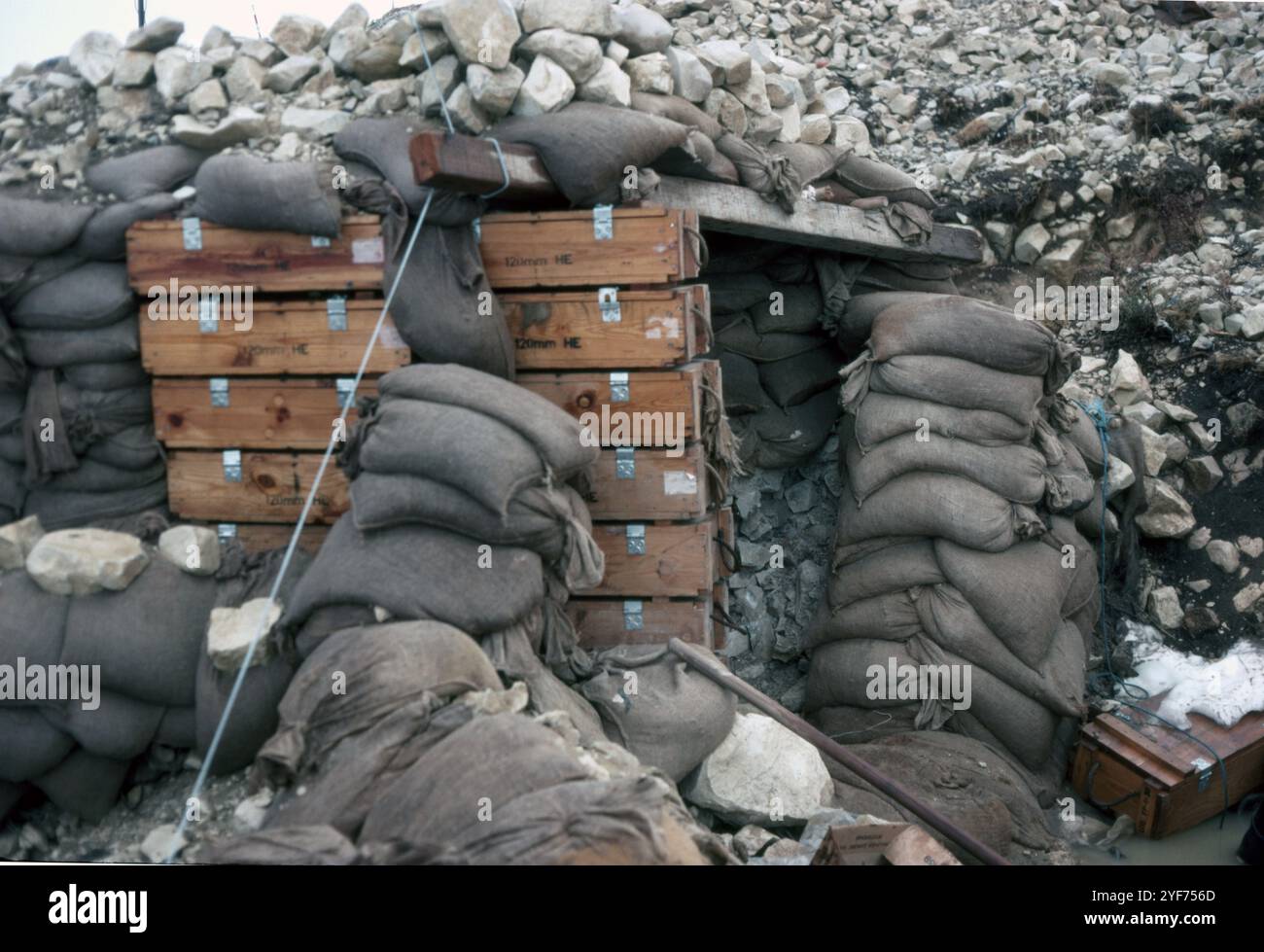 Lebanon Lebanese Front December 1981 / January 1982 Mount Lebanon Stock ...