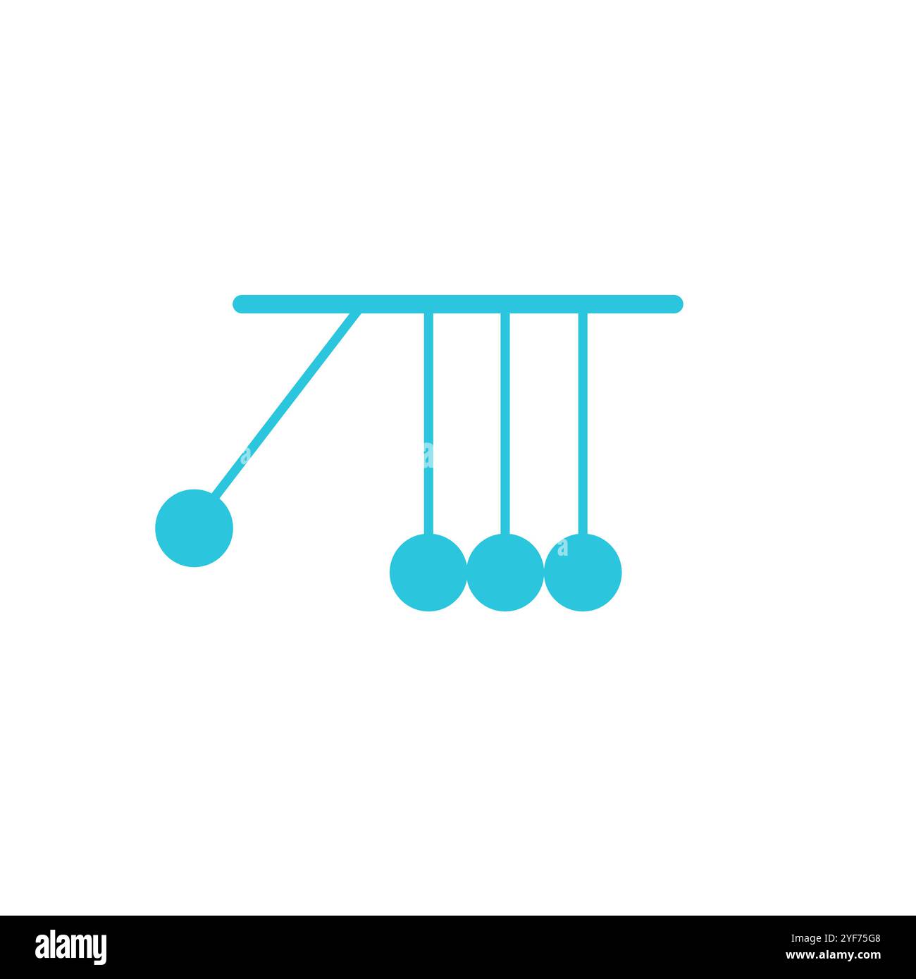 Newtons cradle vector vectors hi-res stock photography and images - Alamy