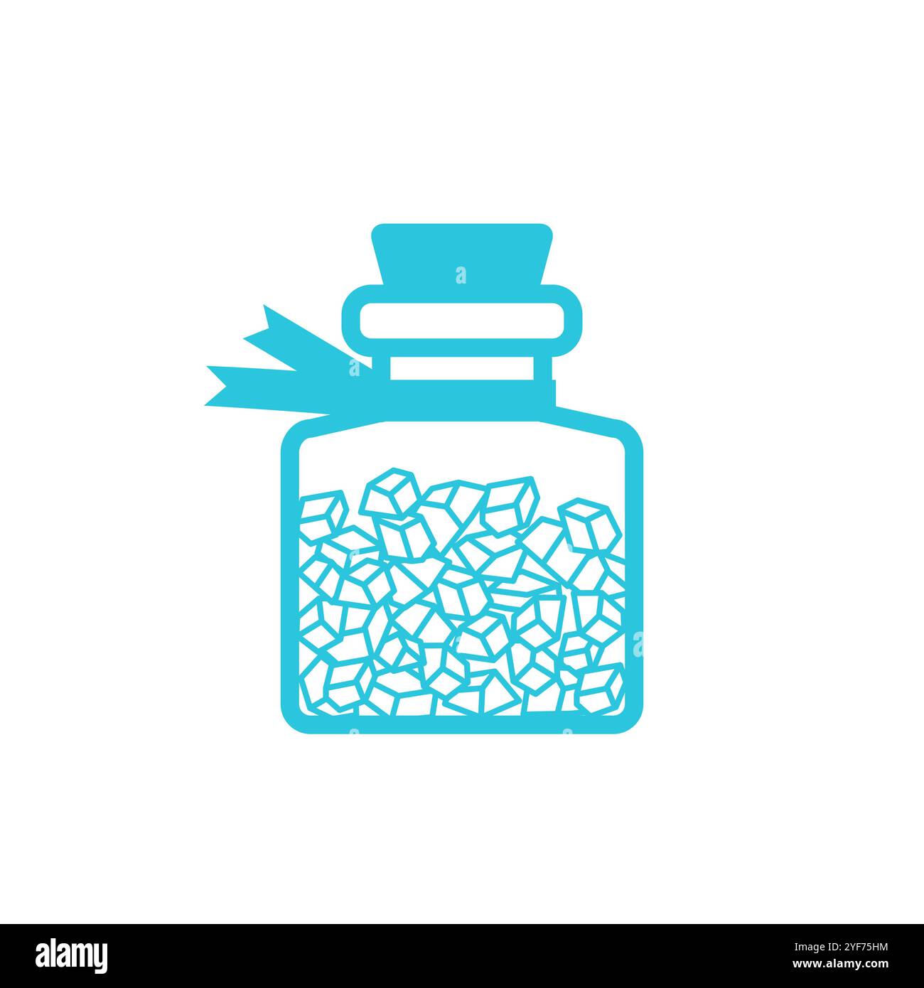 White sea salt flower Stock Vector Images - Alamy