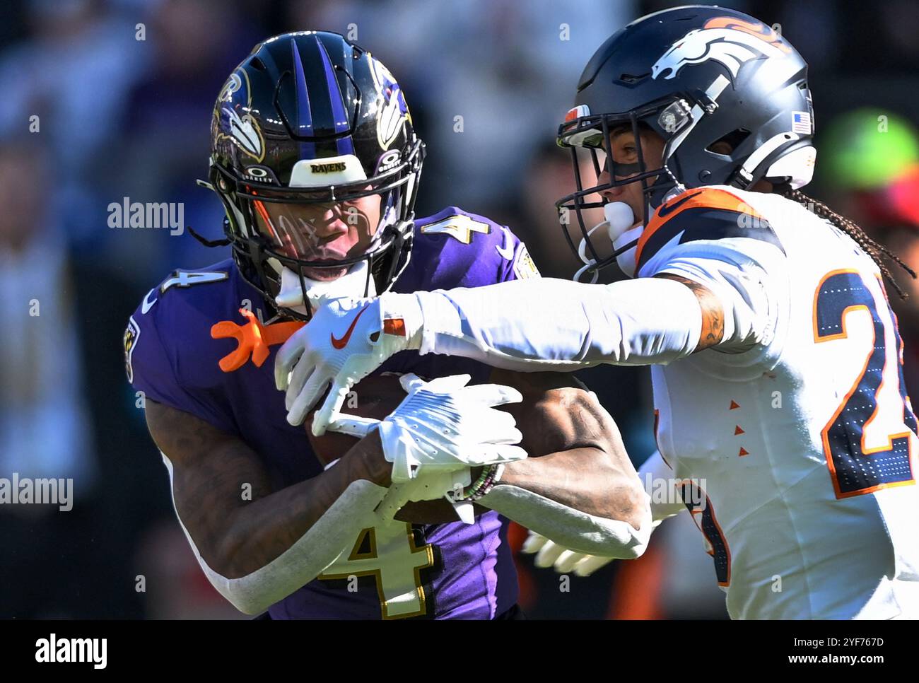 Baltimore, United States. 04th Nov, 2024. Denver Broncos safety Devon ...