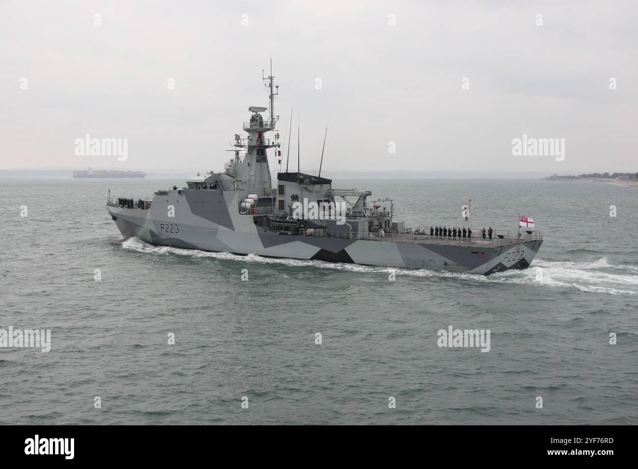 The Royal Navy Batch 2 River class offshore patrol vessel HMS MEDWAY ...
