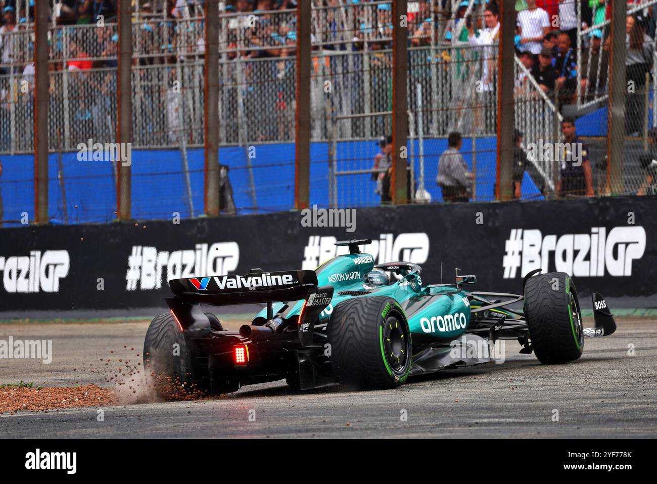 Sao Paulo, Brazil. 03rd Nov, 2024. Lance Stroll (CDN) Aston Martin F1 ...