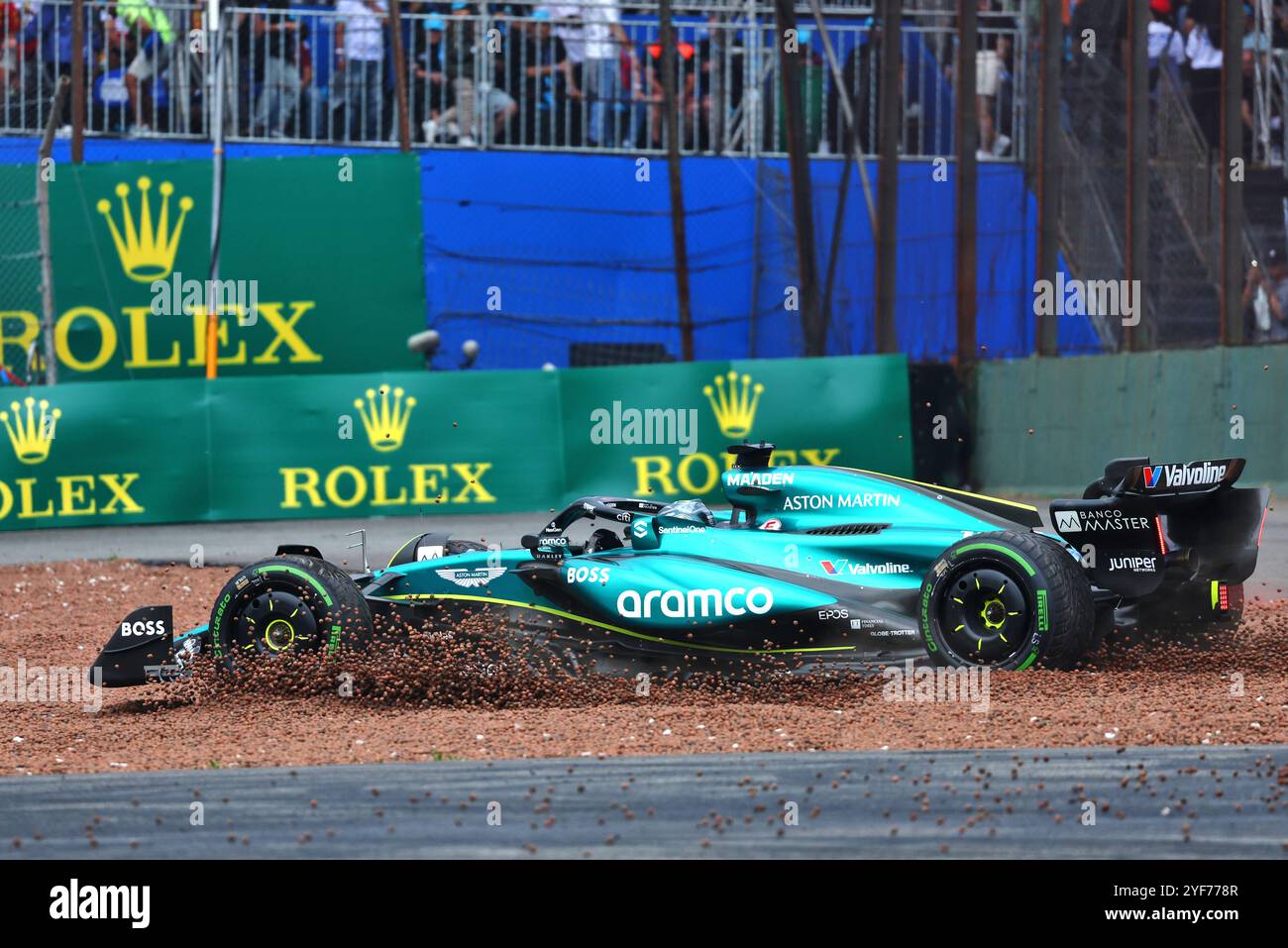 Sao Paulo, Brazil. 03rd Nov, 2024. Lance Stroll (CDN) Aston Martin F1 ...