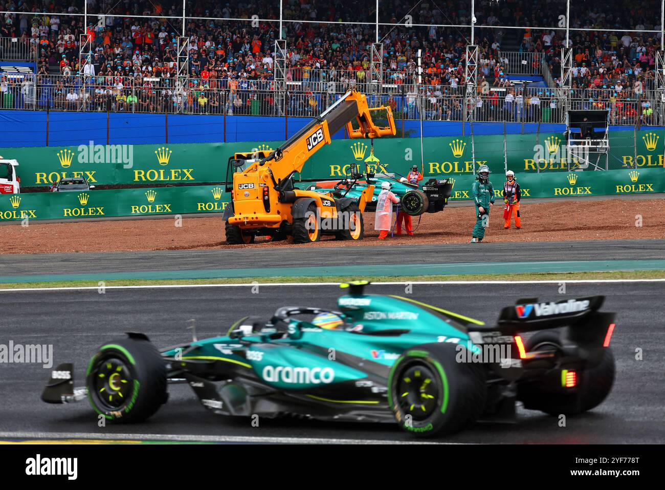 Sao Paulo, Brazil. 03rd Nov, 2024. Lance Stroll (CDN) Aston Martin F1 ...