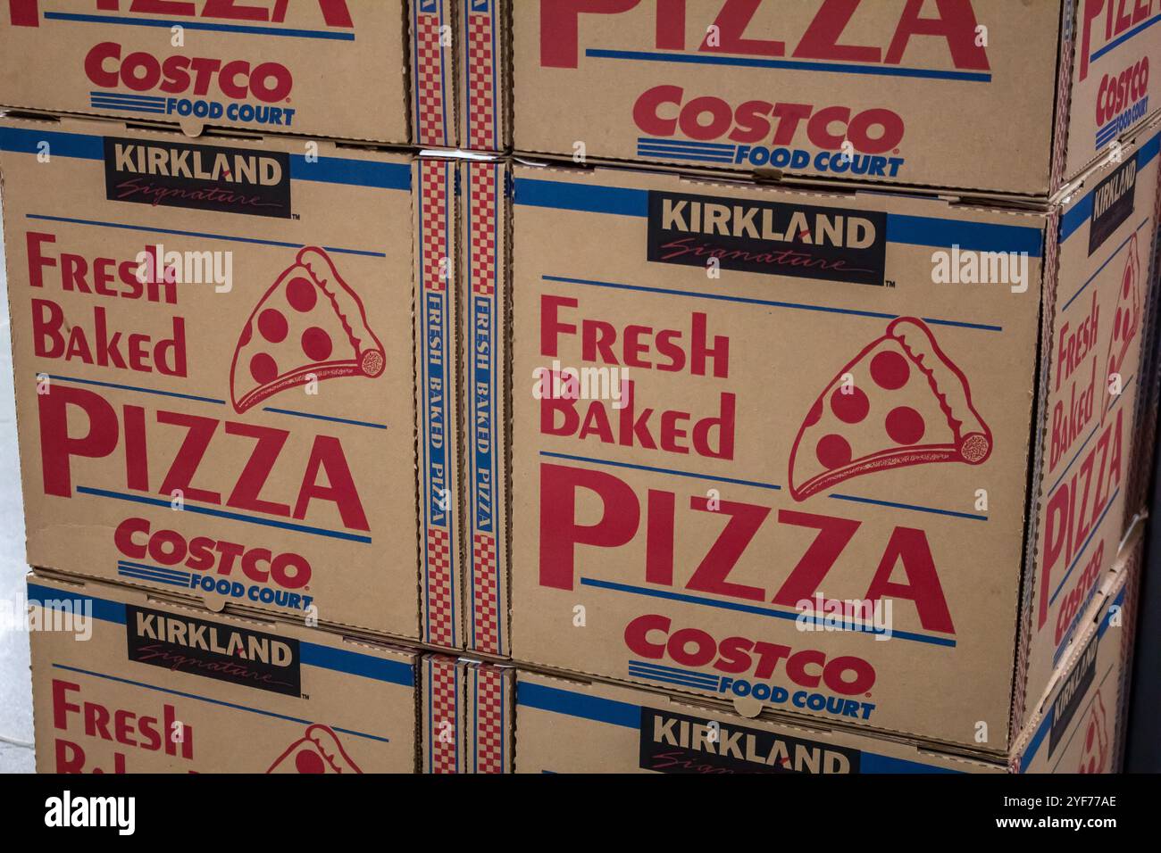 Los Angeles, California, United States - 03-18-2019: A view of several ...