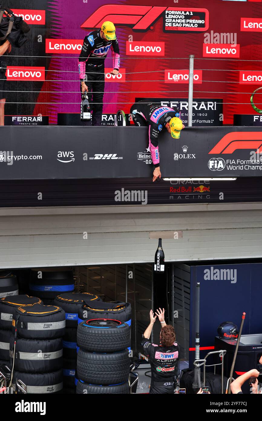 Sao Paulo, Brazil. 03rd Nov, 2024. Pierre Gasly (FRA) Alpine F1 Team ...