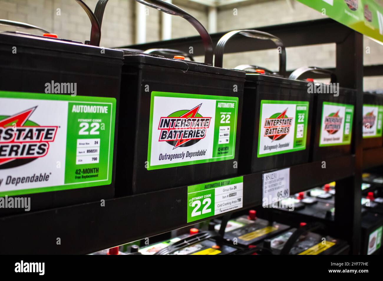 Los Angeles, California, United States - 03-18-2019: A view of several ...