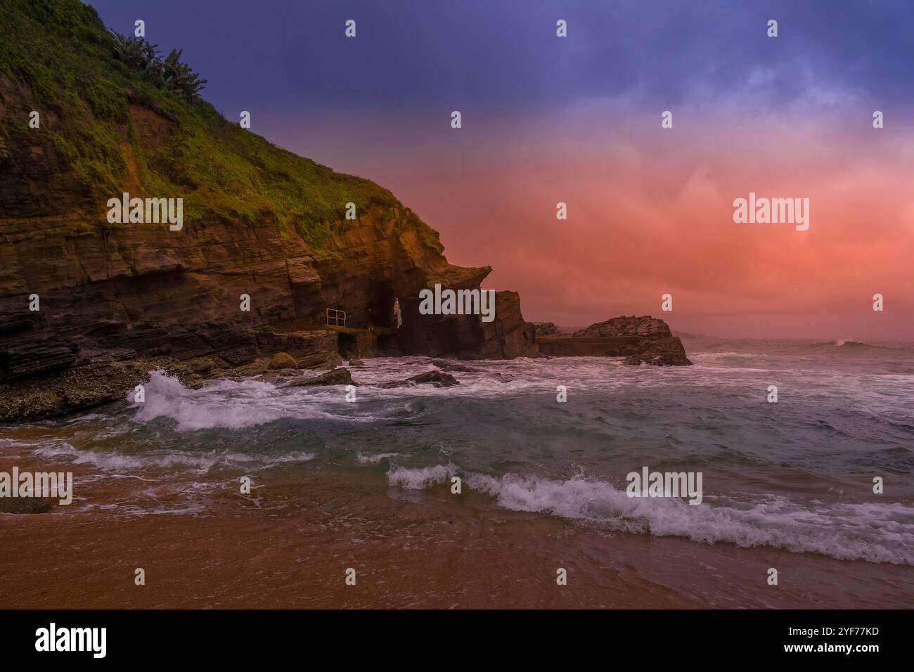 Thompsons bay beach in ballito dolphin coast KZN south africa Stock ...