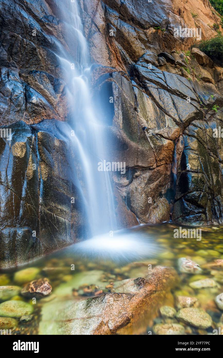 Sa Spendula Waterfall, Villacidro, Sardinia Stock Photo - Alamy