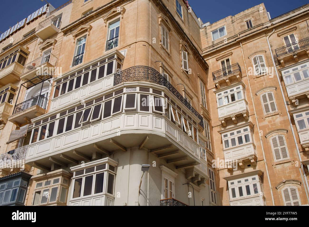 Architecture of Valletta, the capital of Malta Stock Photo - Alamy