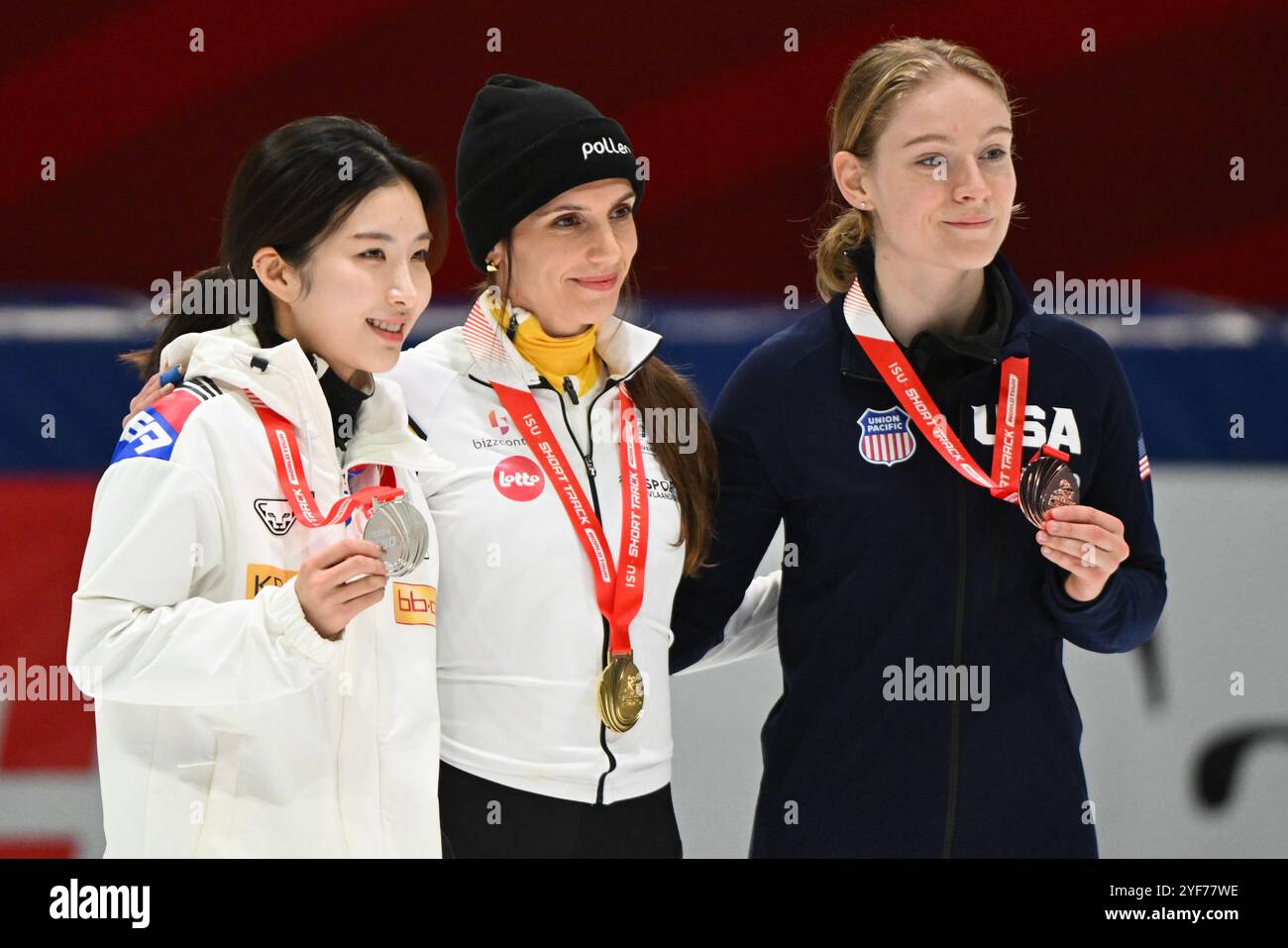 MONTREAL, QUEBEC, CANADA: Kim Gilli of South Korea, from left, Hanne ...