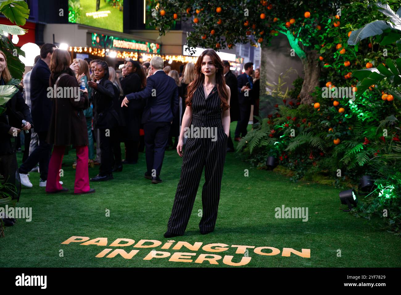 Madeleine Harris poses for photographers upon arrival at the world ...
