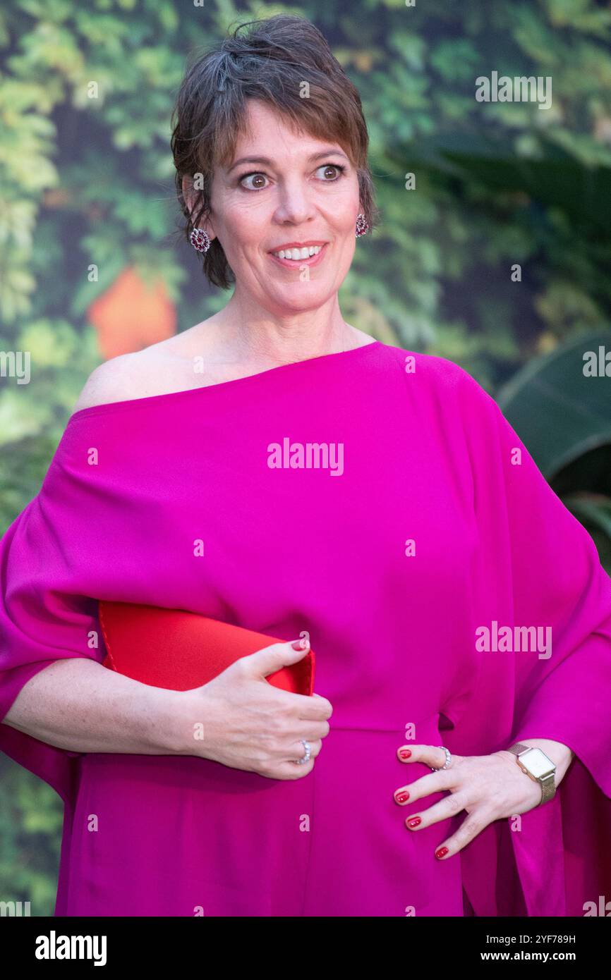 London, UK. 03 Nov, 2024. Pictured: Olivia Colman attends The World ...
