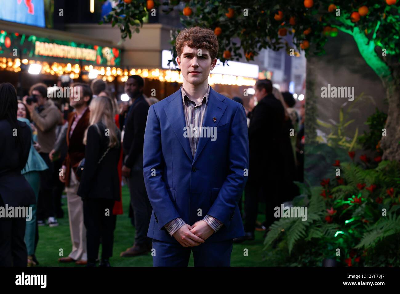 Samuel Joslin poses for photographers upon arrival at the world ...