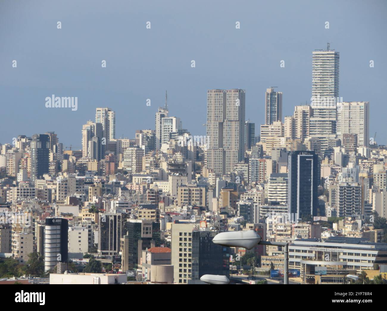 Skyline of Beirut, Lebanon, November 3 2024. (Photo by Elisa Gestri ...