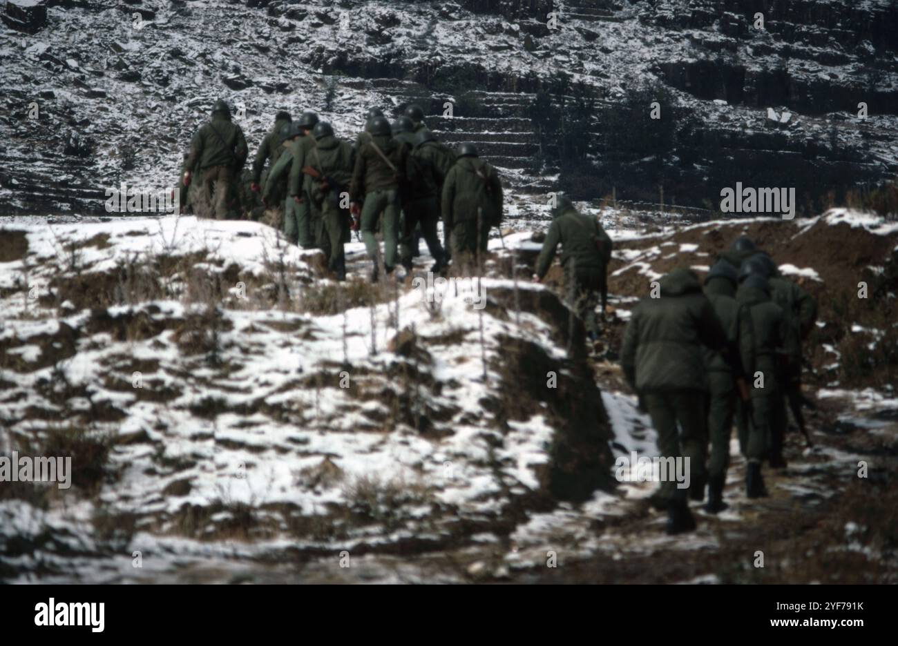Lebanon Lebanese Front December 1981 / January 1982 Training Camp Stock ...