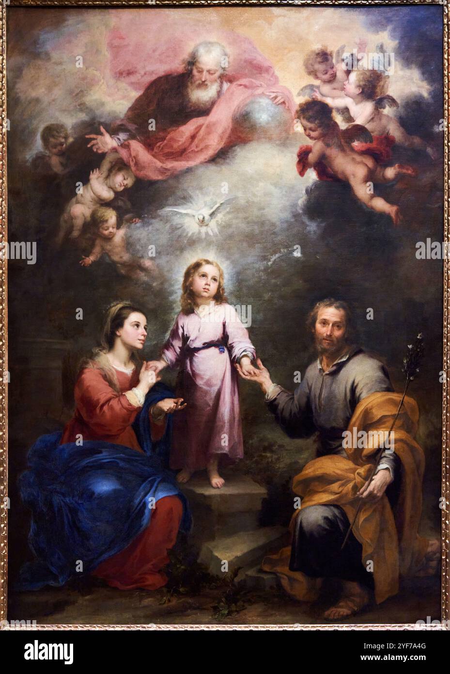 The Heavenly and Earthly Trinities, about 1675-1682, Bartolomé Esteban ...
