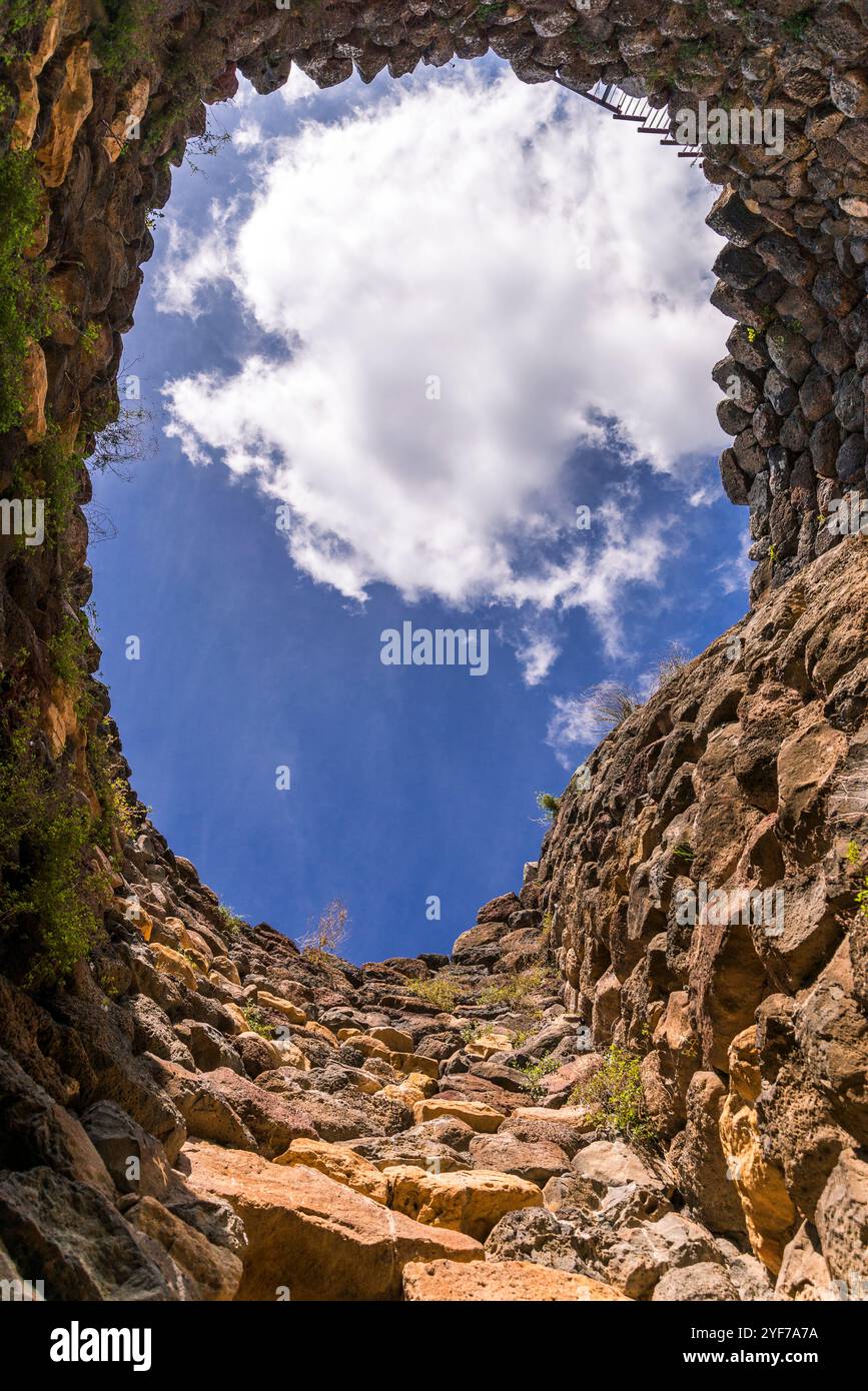 Su Nuraxi di Barumini, UNESCO World Heritage Site, Sardinia Stock Photo ...
