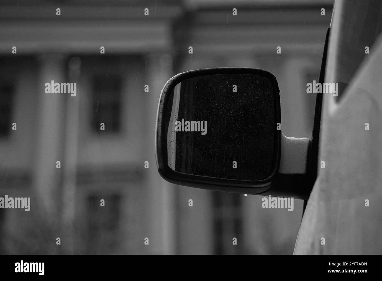 Side mirror view Black and White Stock Photos & Images - Alamy