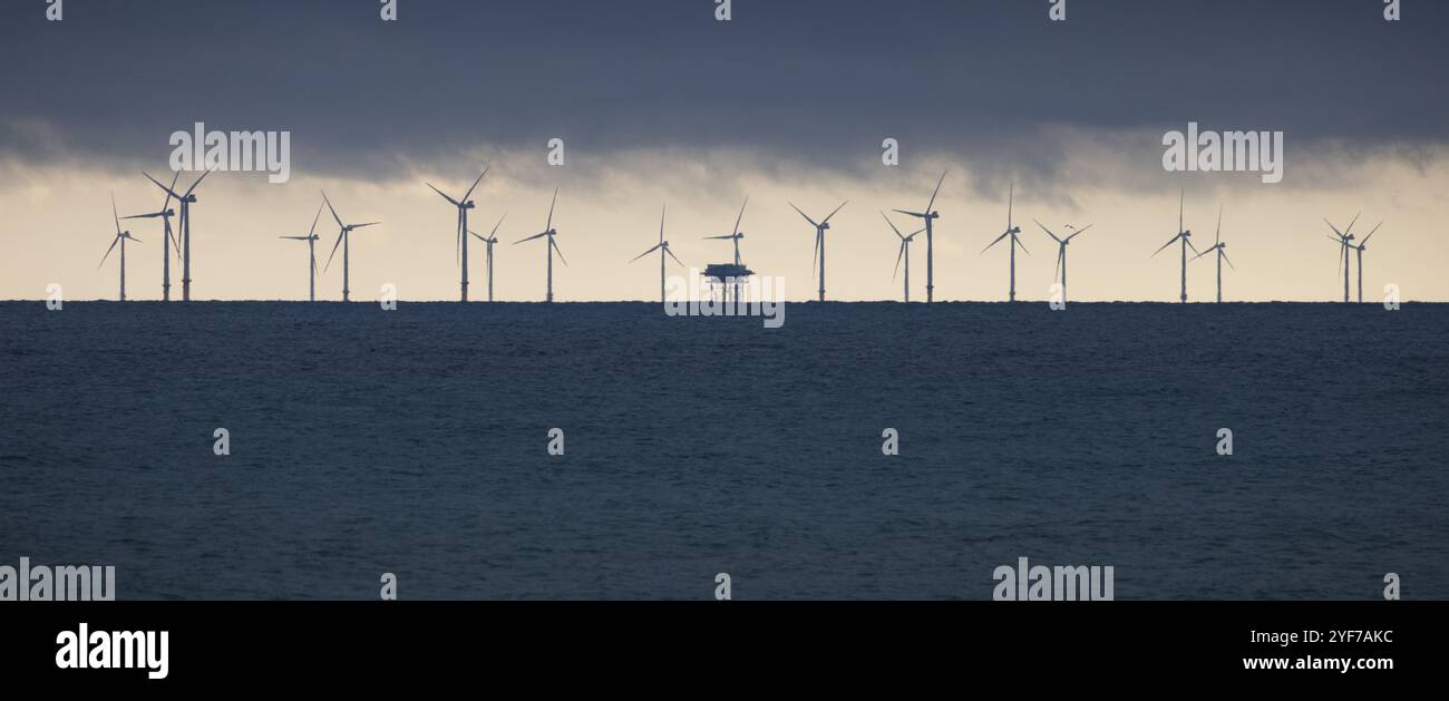 Tall offshore wind turbine hi-res stock photography and images - Alamy
