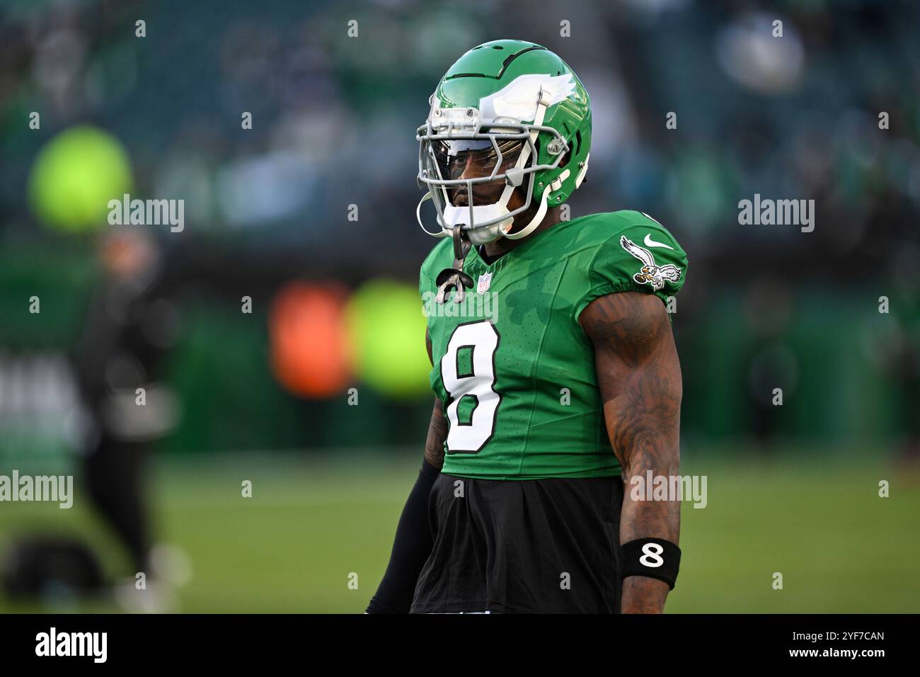 Philadelphia Eagles safety C.J. Gardner-Johnson (8) .looks on during ...