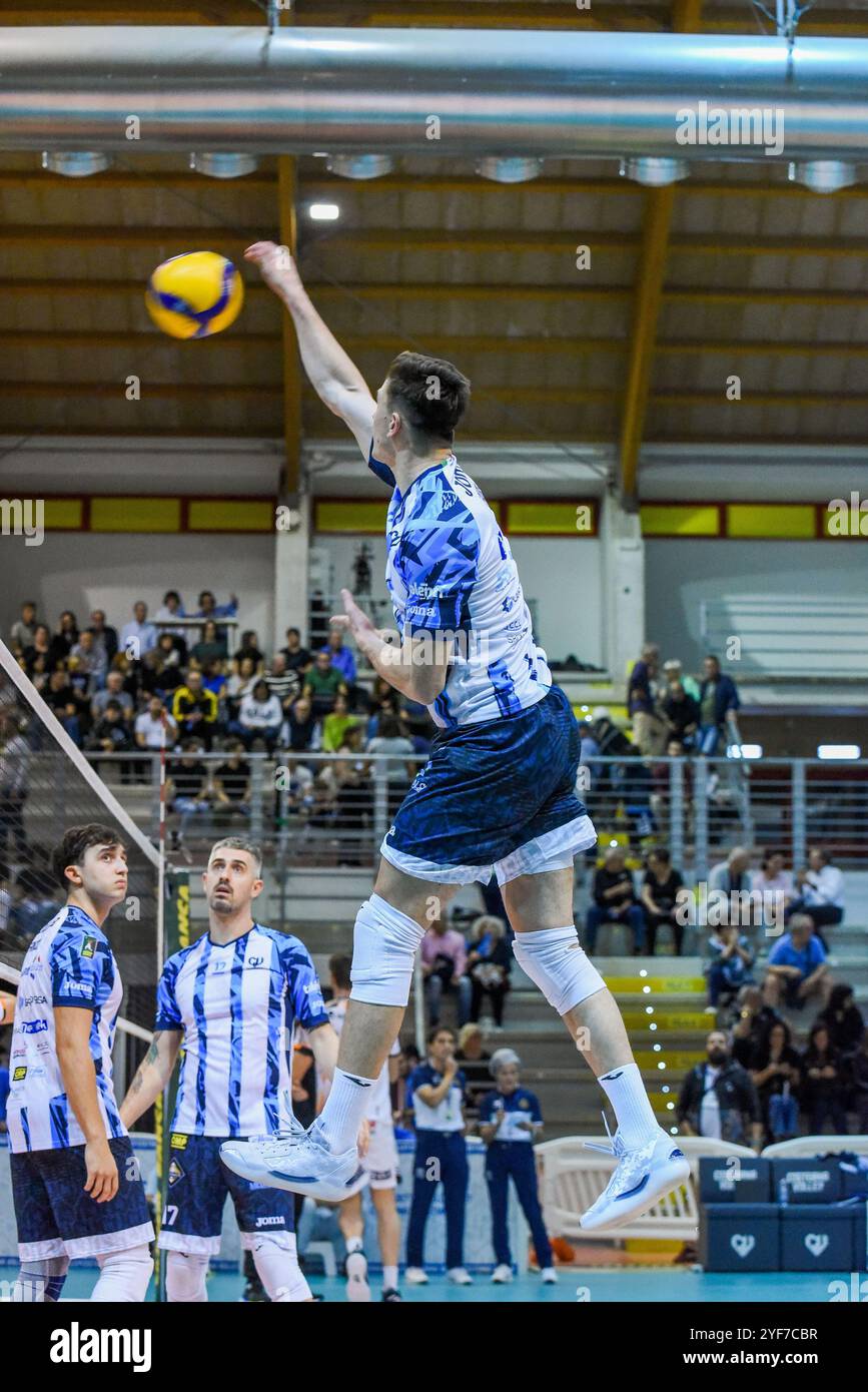 (Cisterna Volley) during Cisterna Volley vs Sonepar Padova, Volleyball Italian Serie A Men ...