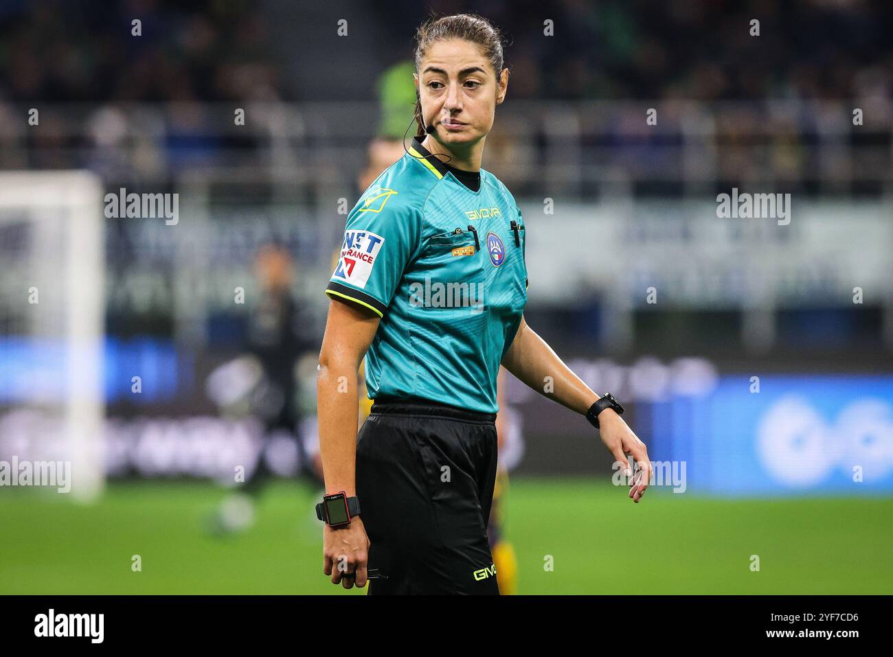Referee Maria SOLE FERRIERI CAPUTI during the Italian championship ...