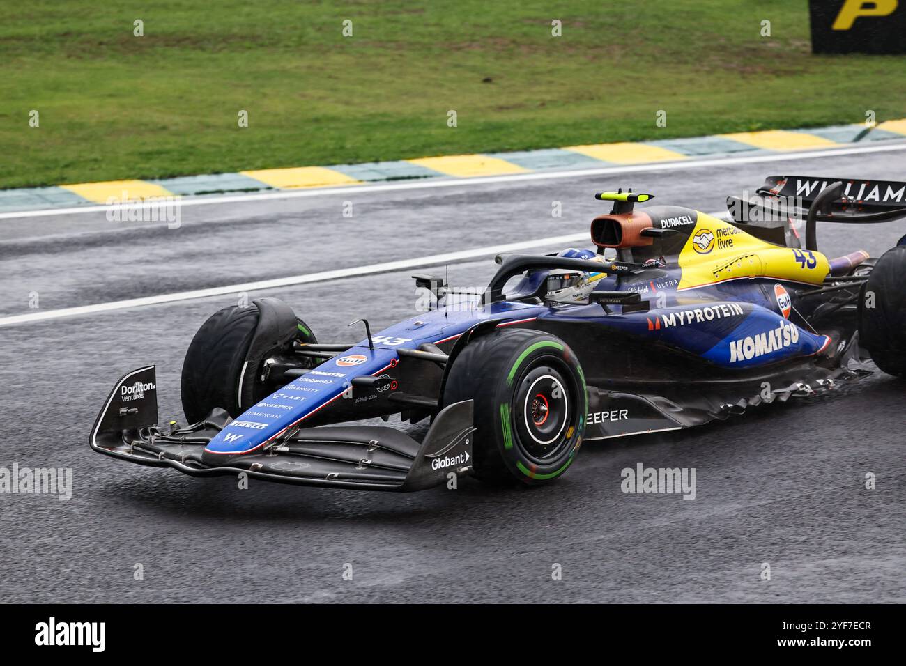 Sao Paulo, Brazil . 18th Oct, 2024. Franco Colapinto (ARG) - Williams Racing - Williams FW46 ...