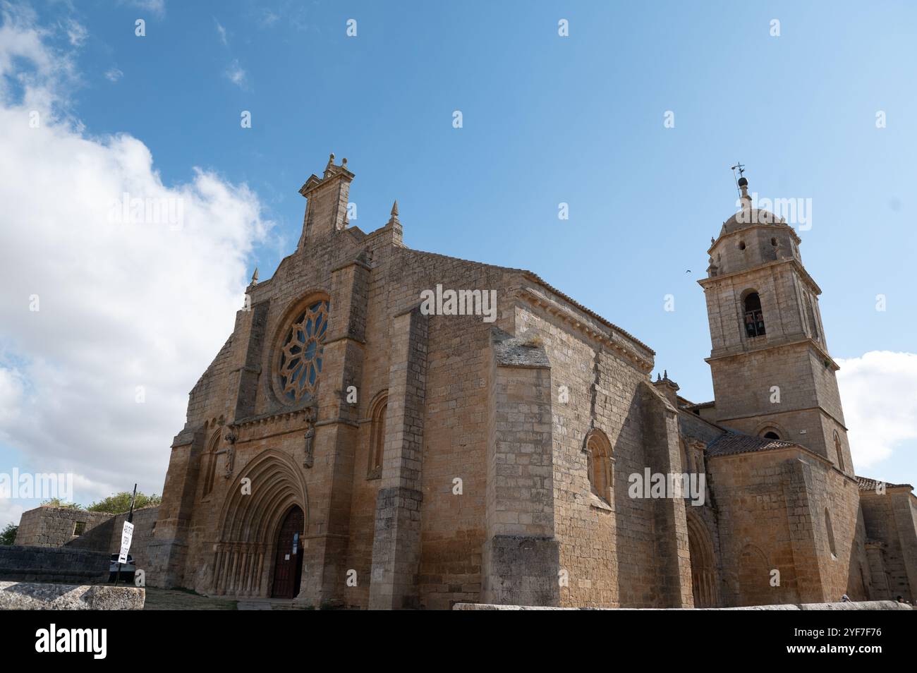 Castrojeriz, Spain: 2024 November 3: The Collegiate Church of Santa ...