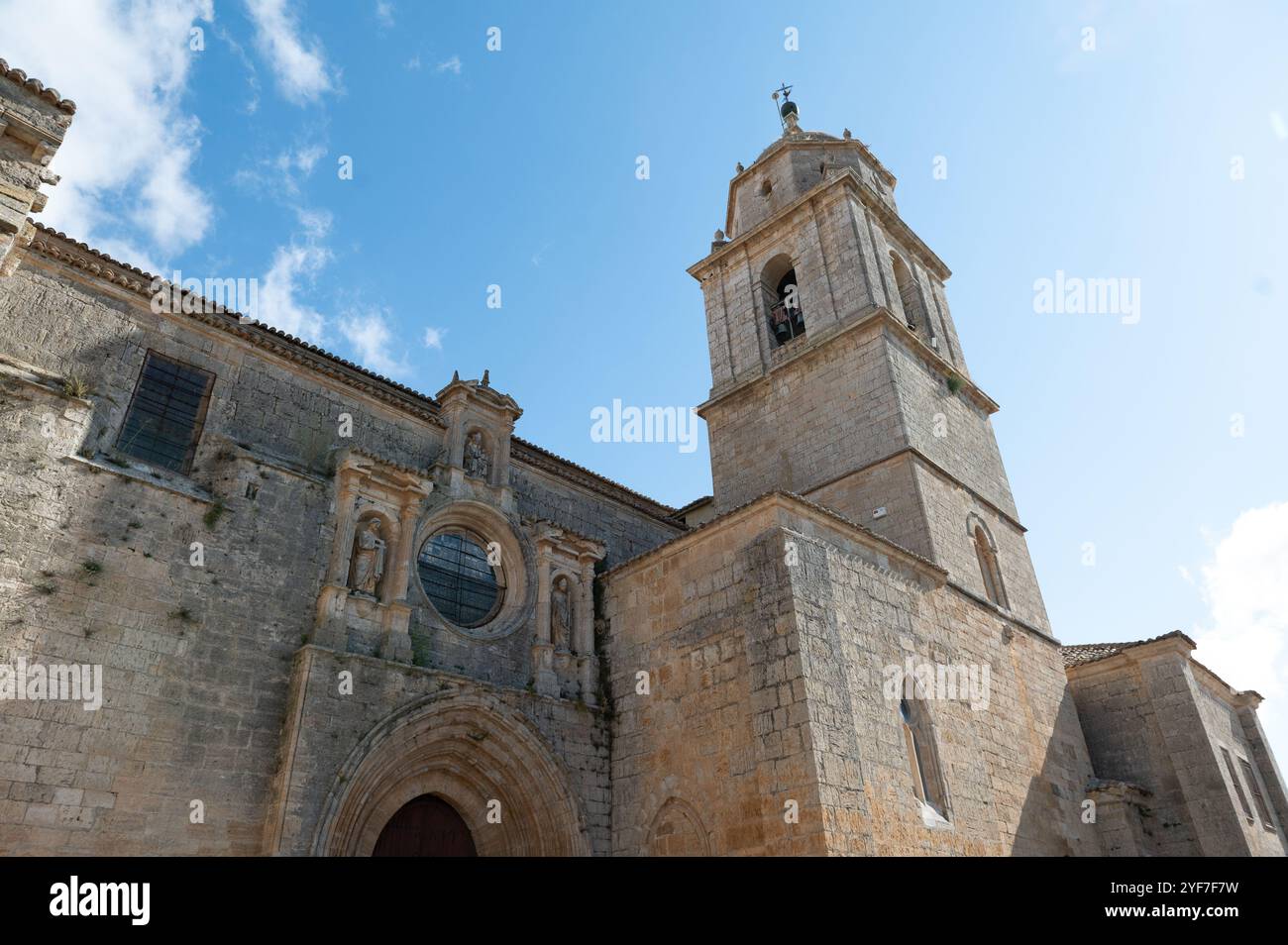 Castrojeriz, Spain: 2024 November 3: The Collegiate Church of Santa ...