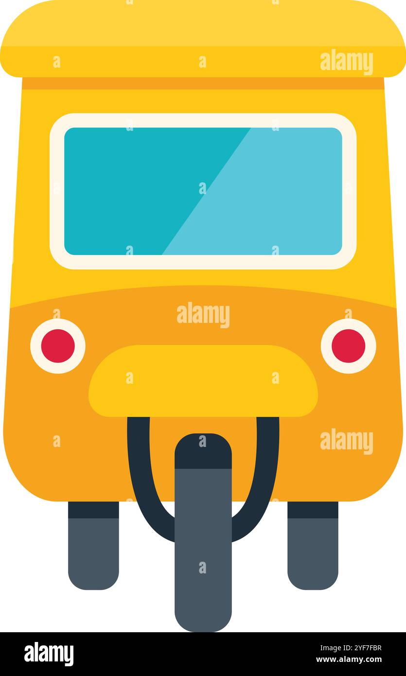 Auto rickshaw back view Cut Out Stock Images & Pictures - Alamy