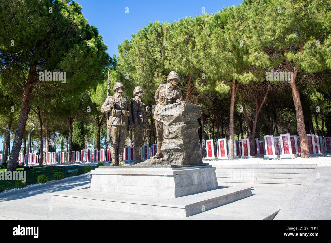 Canakkale, Turkey - May 26, 2024 / The Canakkale Martyrs Memorial is a ...